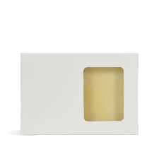 Soap Box - White with Rectangle Window — Windy Point Soap Making Supplies